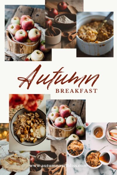 Fall Breakfast Ideas: Apple Cinnamon Oatmeal | Autumn and Bliss